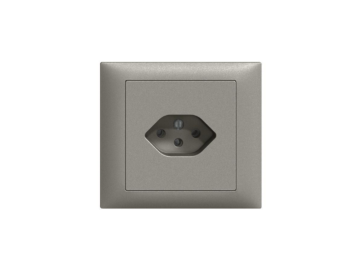 EB-Steckdose EDIZIOdue T13 FKE dunkelgrau - Elektrogrosshandel