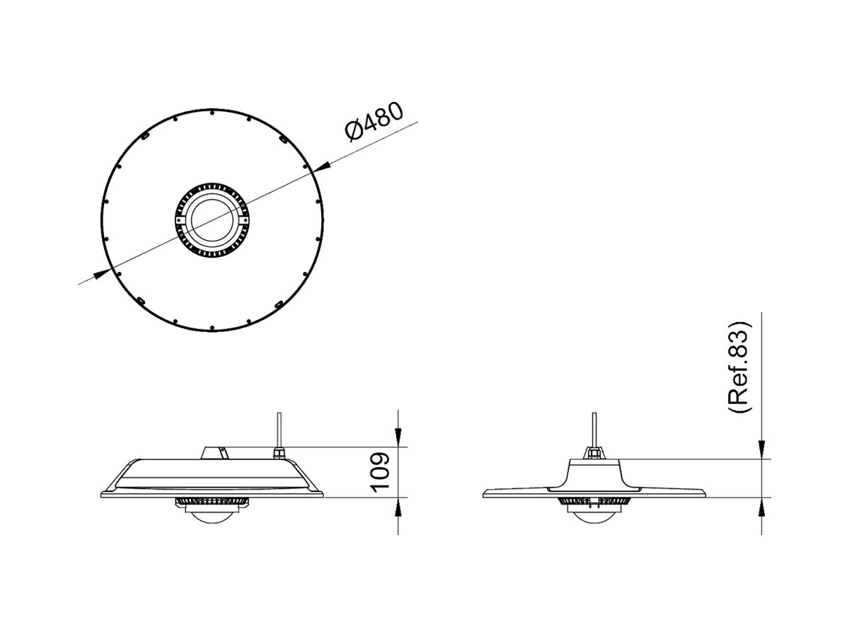 LED-Hallenstrahler Philips CoreLine 196W 35000lm 4000K IP65 VWB DIM ...