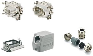 Kit Weidmüller HDC HE Gr.3 6L Schraubanschluss 500V 24A ...