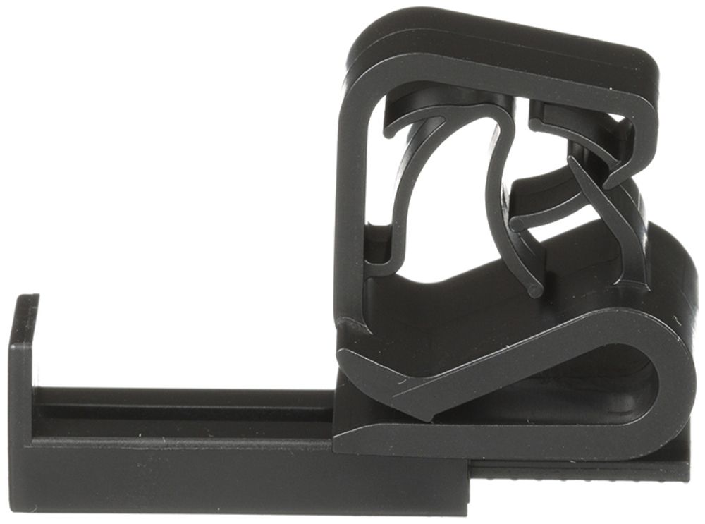 Clip für Kabel Ø 6.6…7.5mm, parallel zur Befestigung unten, schwarz ...