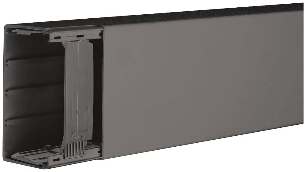 Installationskanal tehalit LF 110×60×2000mm (B×H×L) PVC schwarz ...