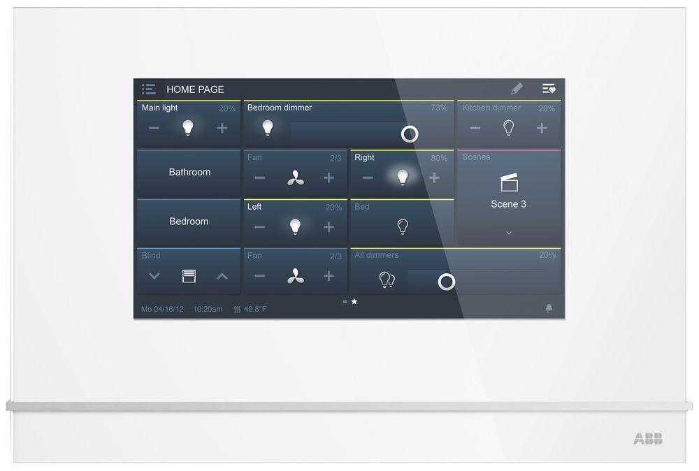 Touchpanel 7" ABB-SmartTouch, weiss - Elektrogrosshandel