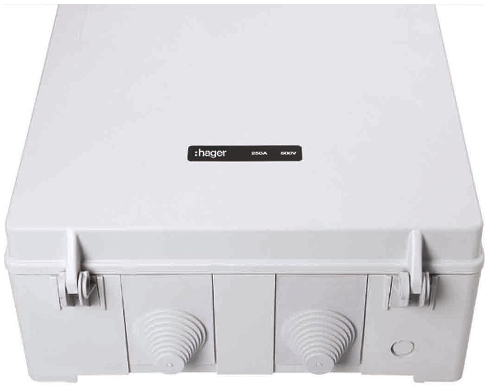 Hausanschlusskasten weber.hsa250 250A ein Schrauben ab Briden AEHSA 2× ...