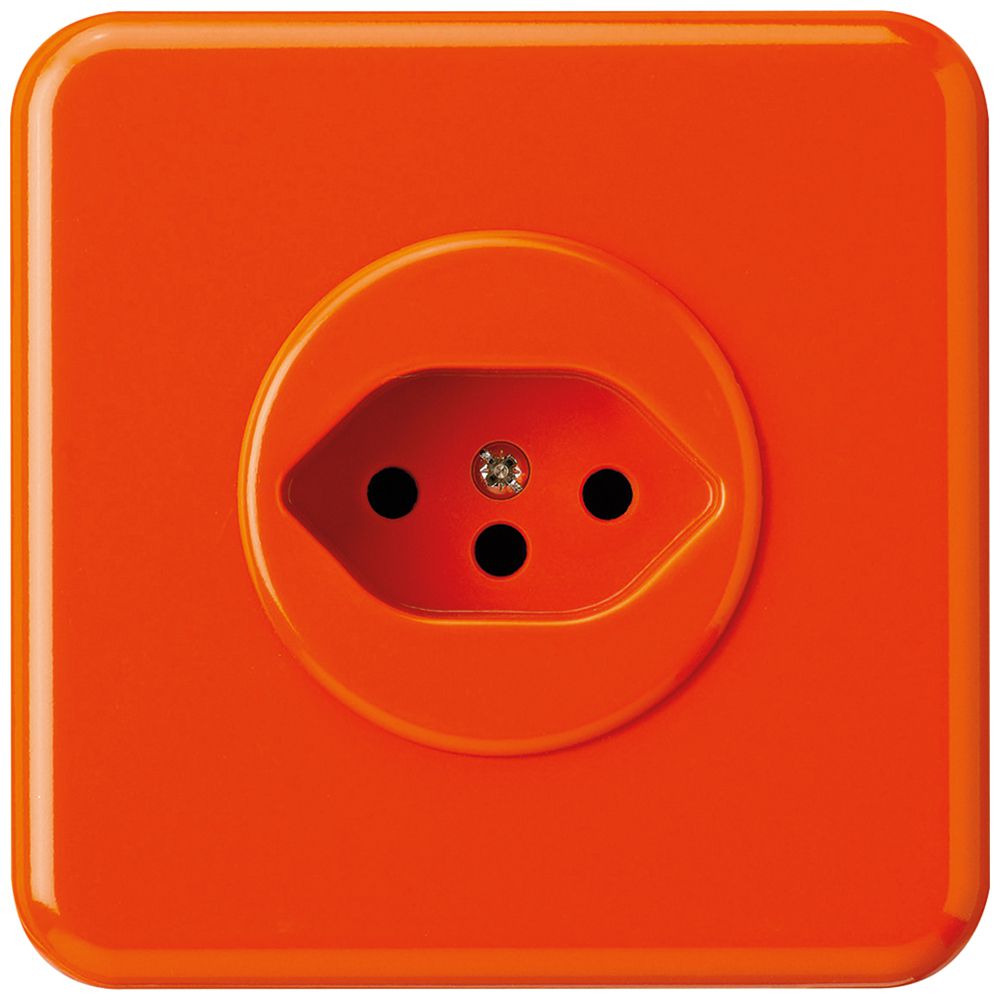 UP-Steckdose basico Typ 13 orange - Elektrogrosshandel