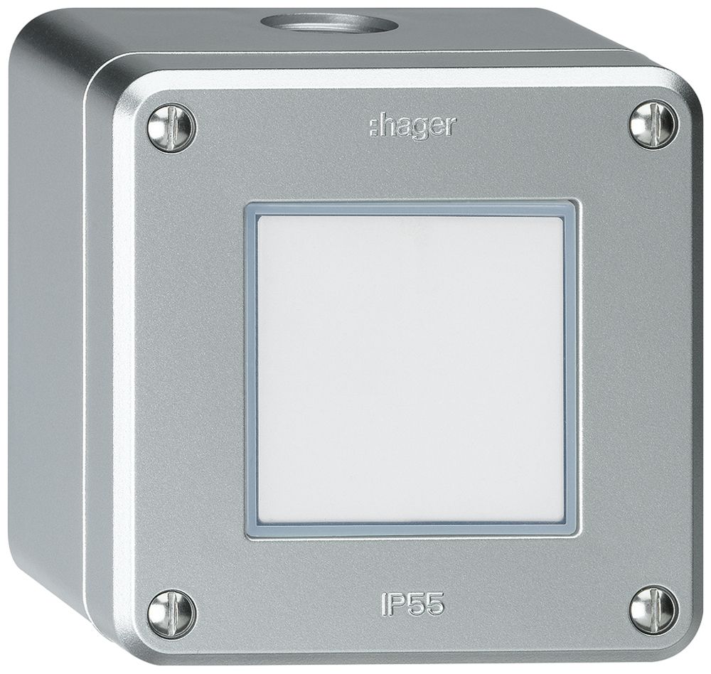 AP-LED-Leuchte robusto IP55 aluminium LED rot/grün - Elektrogrosshandel