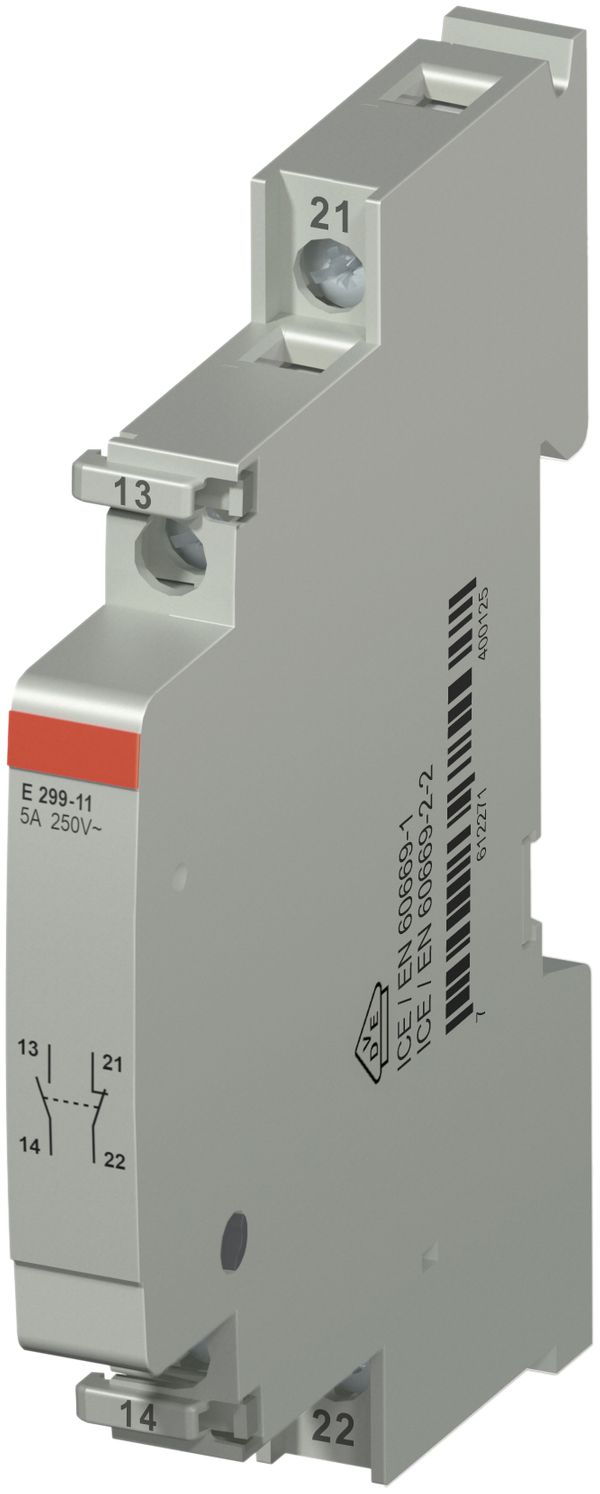 Hilfskontaktmodul ABB E299-11, für E290/E297, 1S+1Ö 5A/250VAC - Elektrogrosshandel