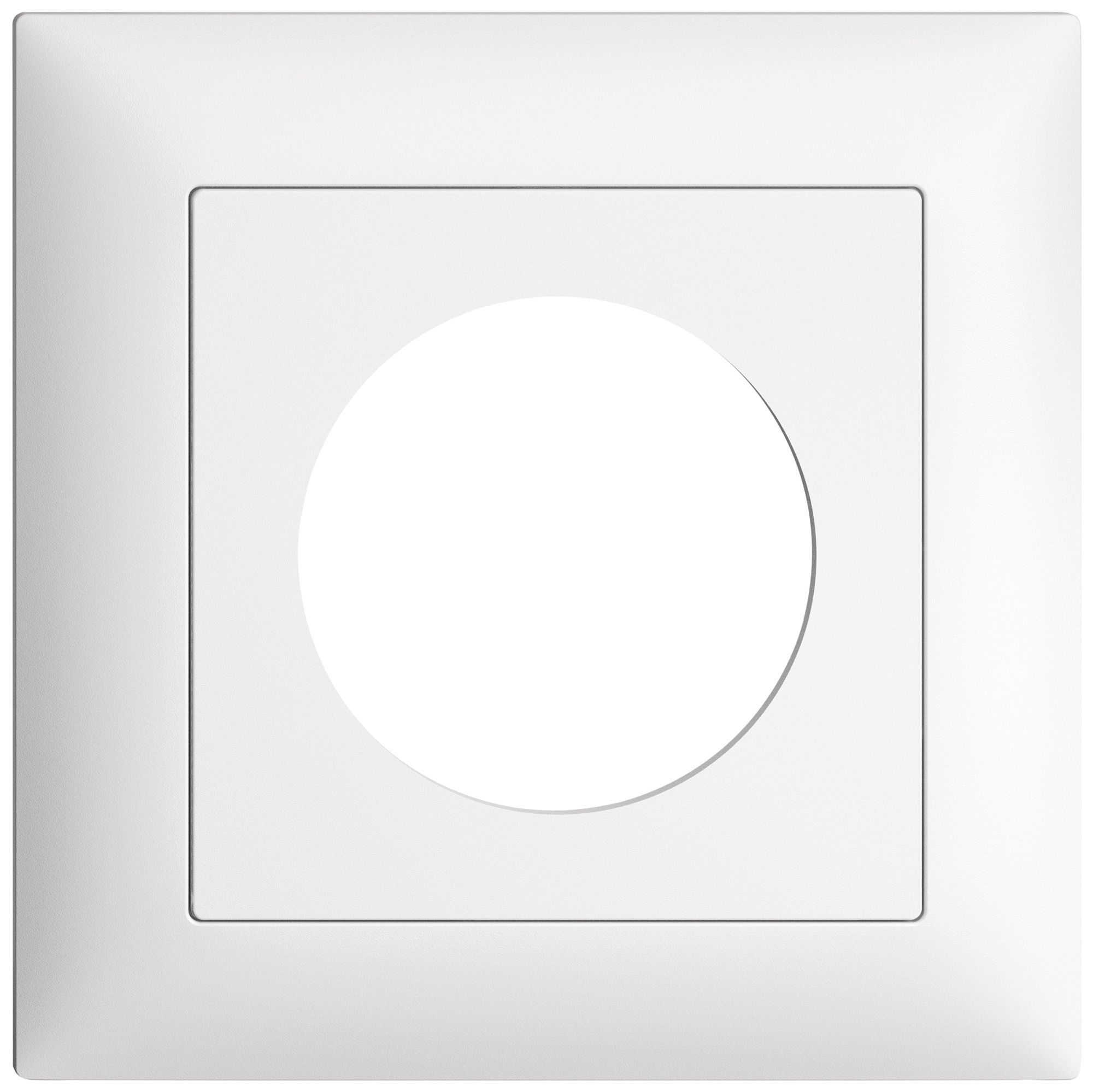 UP-Abdeckset EDIZIOdue Thermostat 88×88×7mm weiss IP20 - Elektrogrosshandel