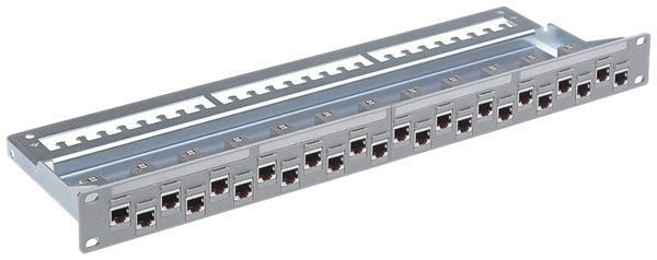 Rangierfeld 19" Kat.6A 24RJ45/s 1HE - Elektrogrosshandel