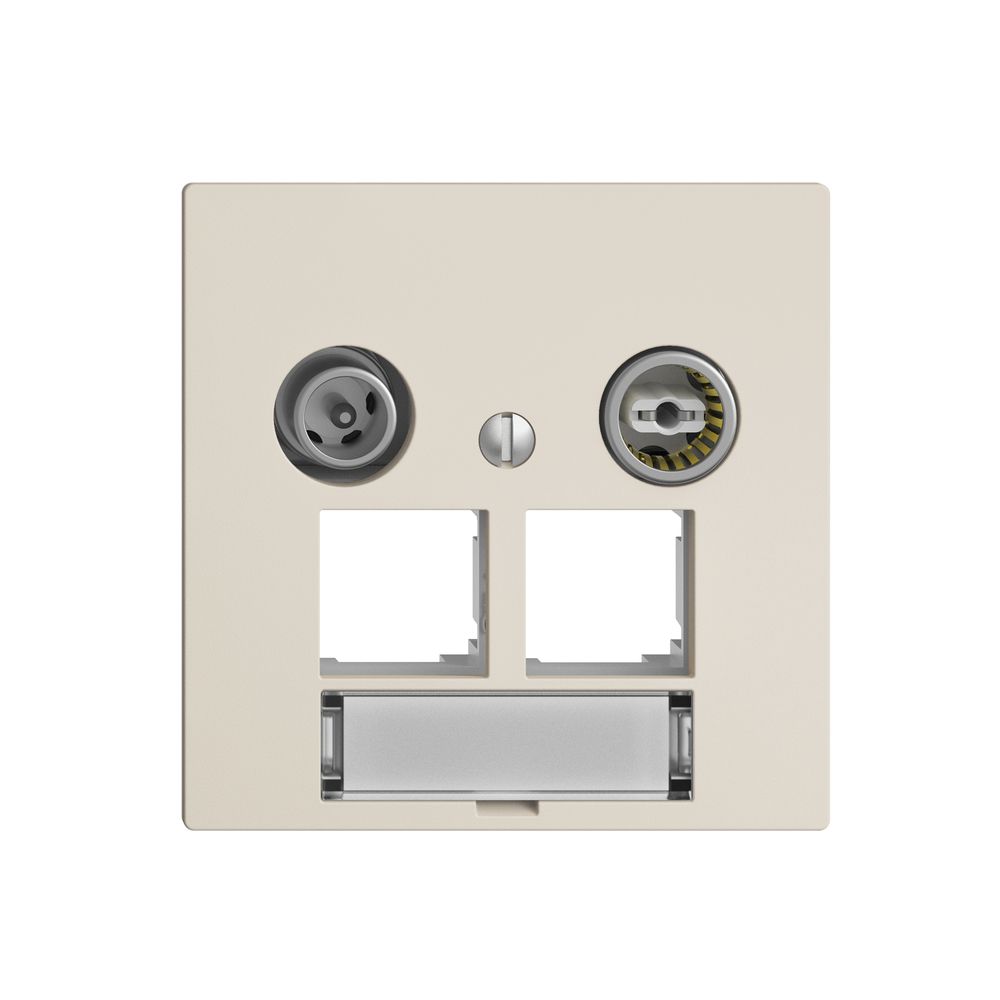 Multimediadose EDIZIOdue F EASYNET 4dB, f.2×RJ45 S-One, crema ...