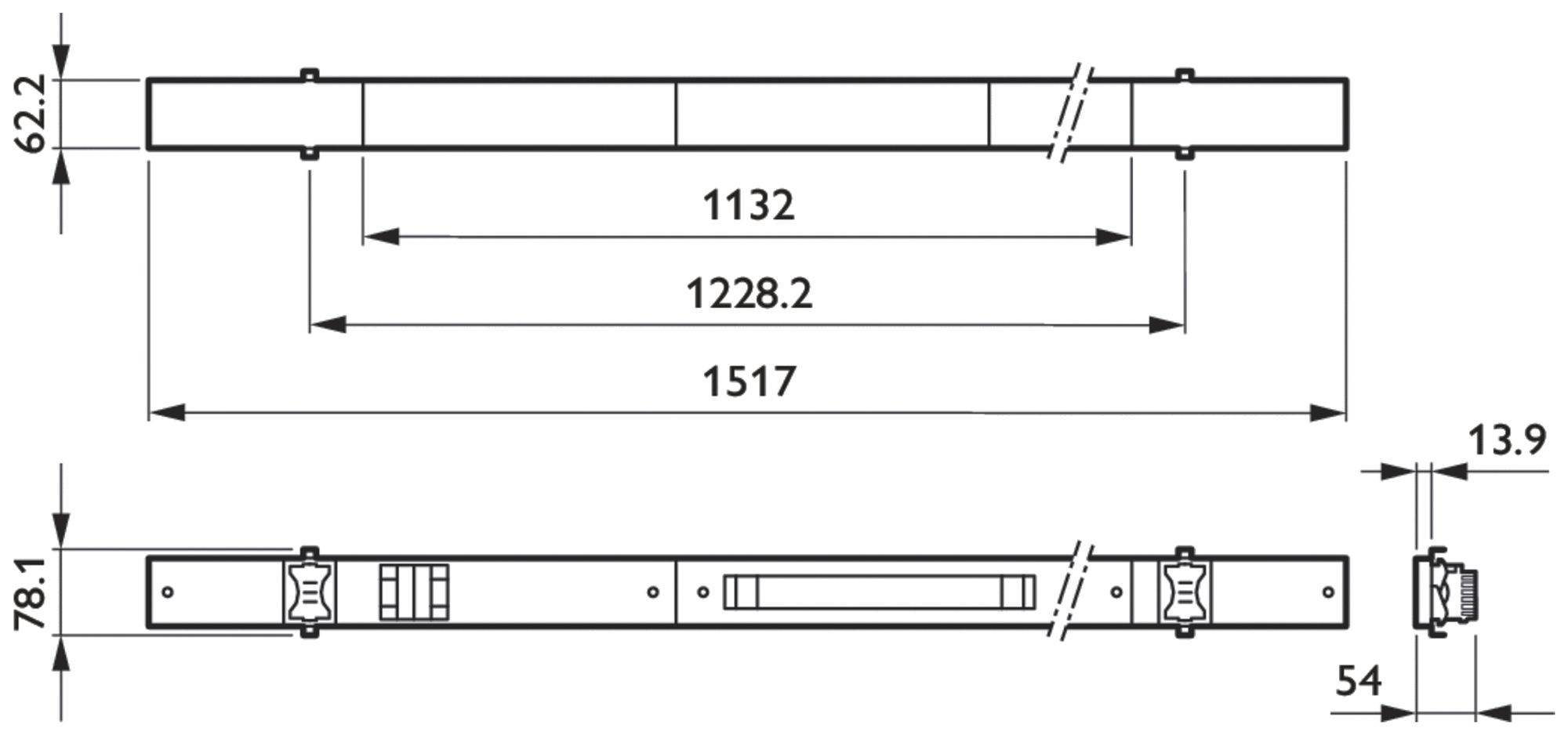 LED-Leuchteinsatz Philips Maxos fusion Panel WB 50W 8000lm 4000K 1517mm ...
