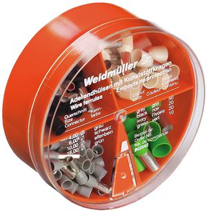 Sortiment Aderendhülse Weidmüller H-BOX 4…16mm² Farbcode: DIN ...