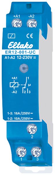 REG-Steuerrelais Eltako 12…230VUC 1U, ER12-001 - Elektrogrosshandel