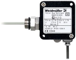 Standardverteiler Weidmüller Profibus ATEX FBCon Term.D Ex PEAN IP66 ...