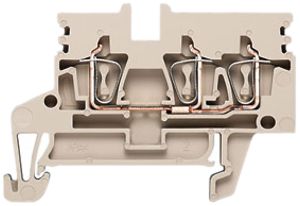 Durchgangs-Reihenklemme Weidmüller ZDU 2.5N/3AN Zugfeder 2.5mm² TS35 ...