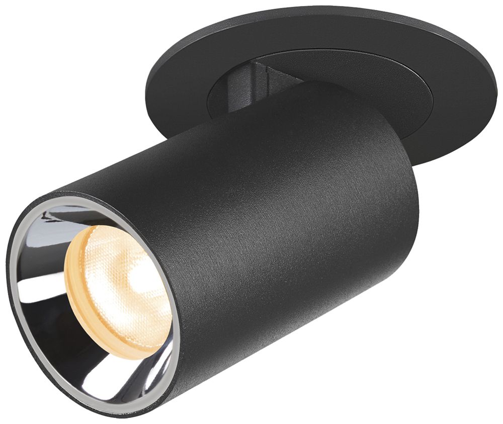 EB-LED-Spot SLV NUMINOS PROJECTOR XS 7W 730lm 930 20° Ø49×80mm sz/Cr ...