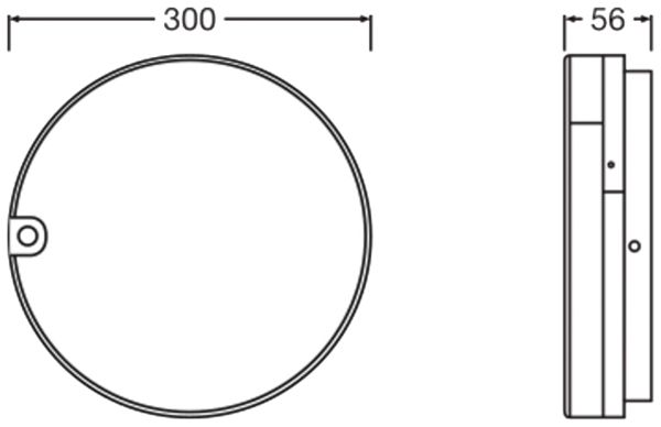 LED-Anbauleuchte LEDVANCE SF DISC SEN 21W 2520lm 3000…4000K IP54 EM3h ...