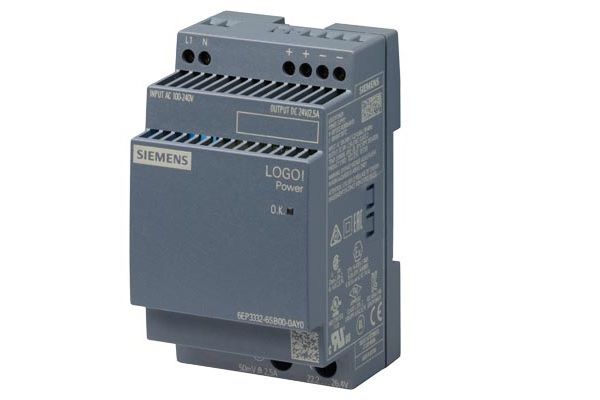 Stromversorgung Siemens LOGO!POWER, IN:100…240VAC, OUT:24VDC/2.5A, 3TE ...