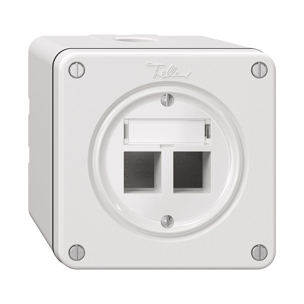 NAPU-Montageset Feller Keystone, für gerade Steckrichtung, zweifach ...