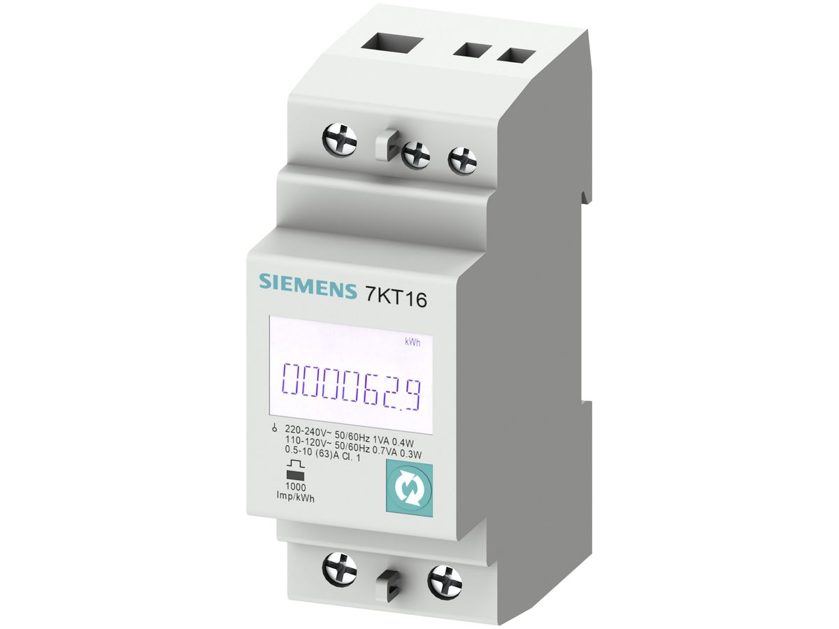 Messgerät Siemens SENTRON 1L Modbus RTU/ASCII+MID, L-N 230V, 63A ...