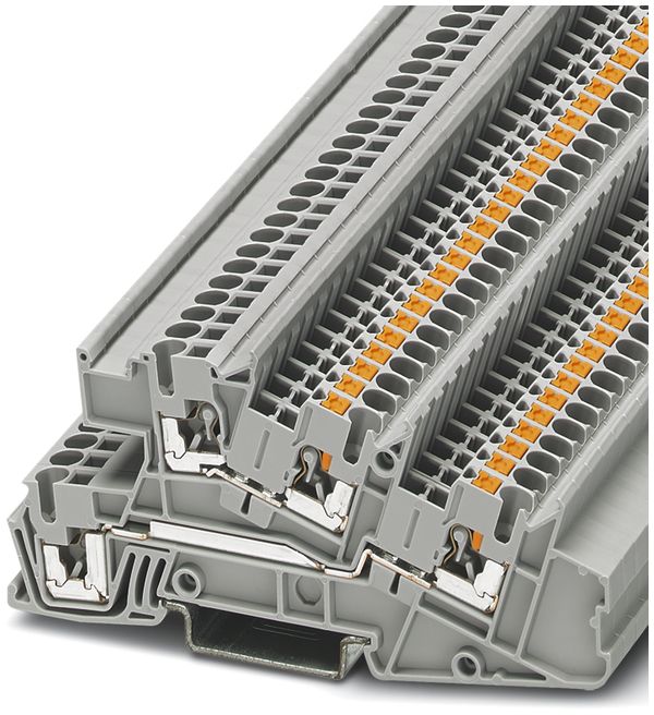 Installationsklemme 0.14…4mm² L/L Push-In grau - Elektrogrosshandel