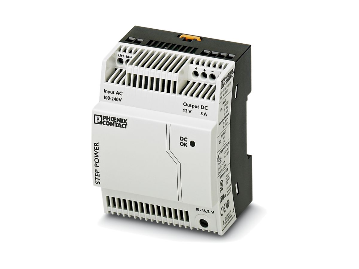 Schaltnetzteil Phoenix Contact 12VDC/5A 1-phasig - Elektrogrosshandel