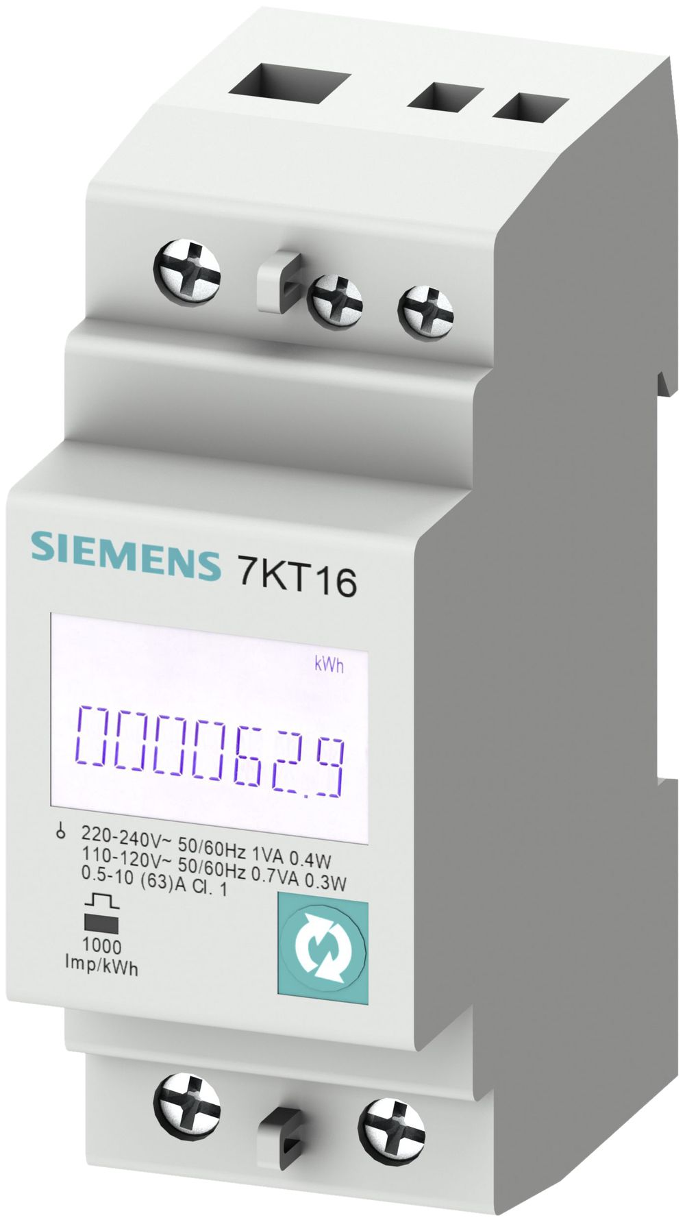 Messgerät Siemens SENTRON 1L Modbus RTU/ASCII, L-N 230V, 63A ...