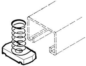 Federmutter Lanz M8 35×20×8mm - Elektrogrosshandel