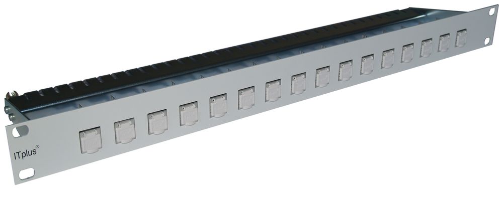 Panel Kat.6 1HE 16F.16RJ45/u weiss - Elektrogrosshandel