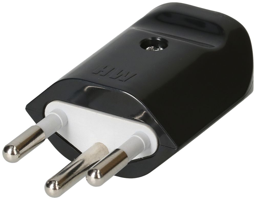 Stecker Typ 12 MAX HAURI MH, Kabeleinführung Ø8.5mm, schwarz ...